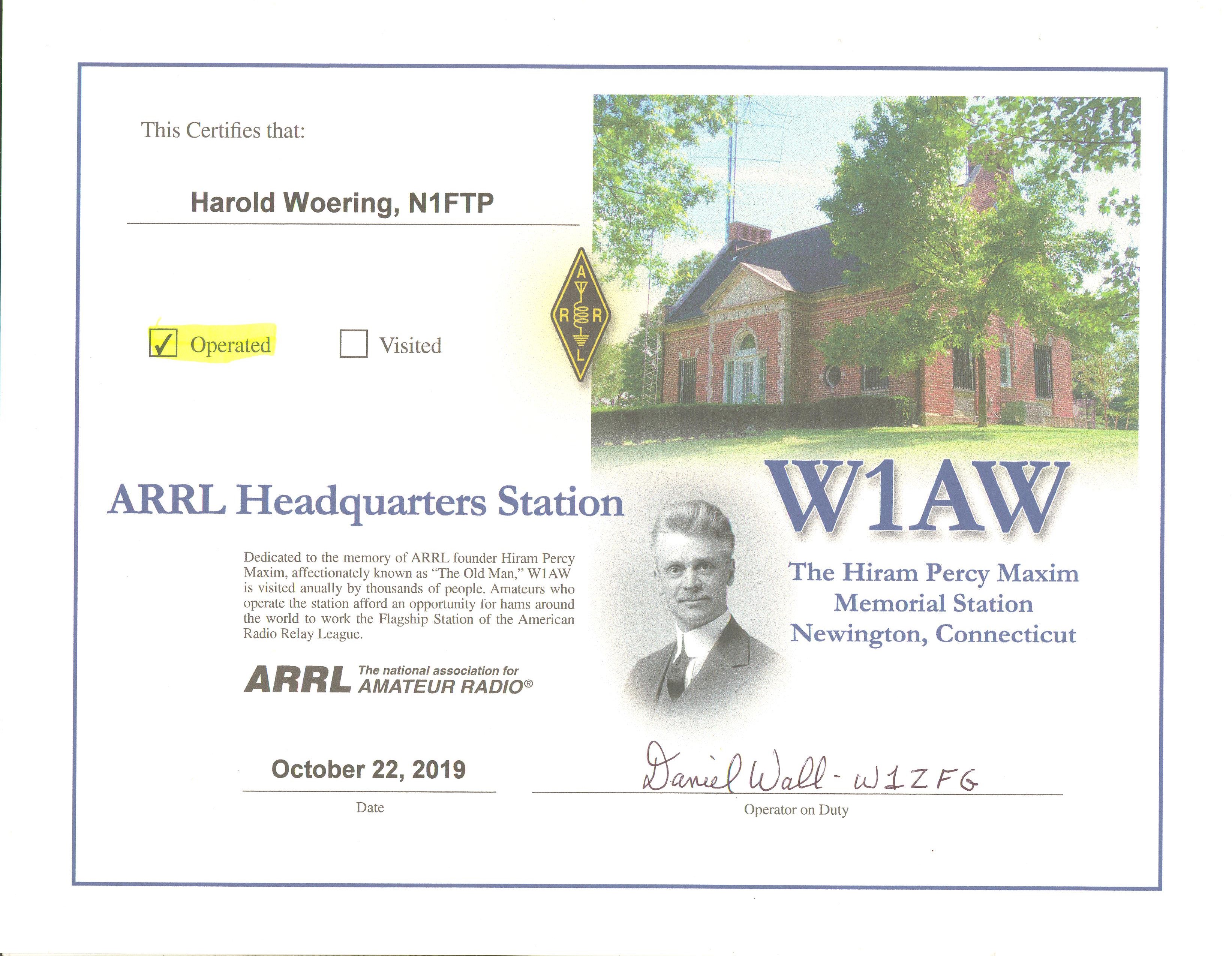 Awards – Hampden County Radio Association